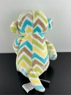 Little Miracles | Toys | Little Miracles Rare Chevron Monkey 5 Rattle ...
